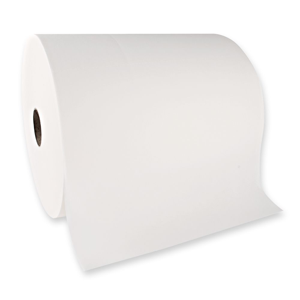 Buy Wiping cloths Light, airlaid, roll - 40cm, white